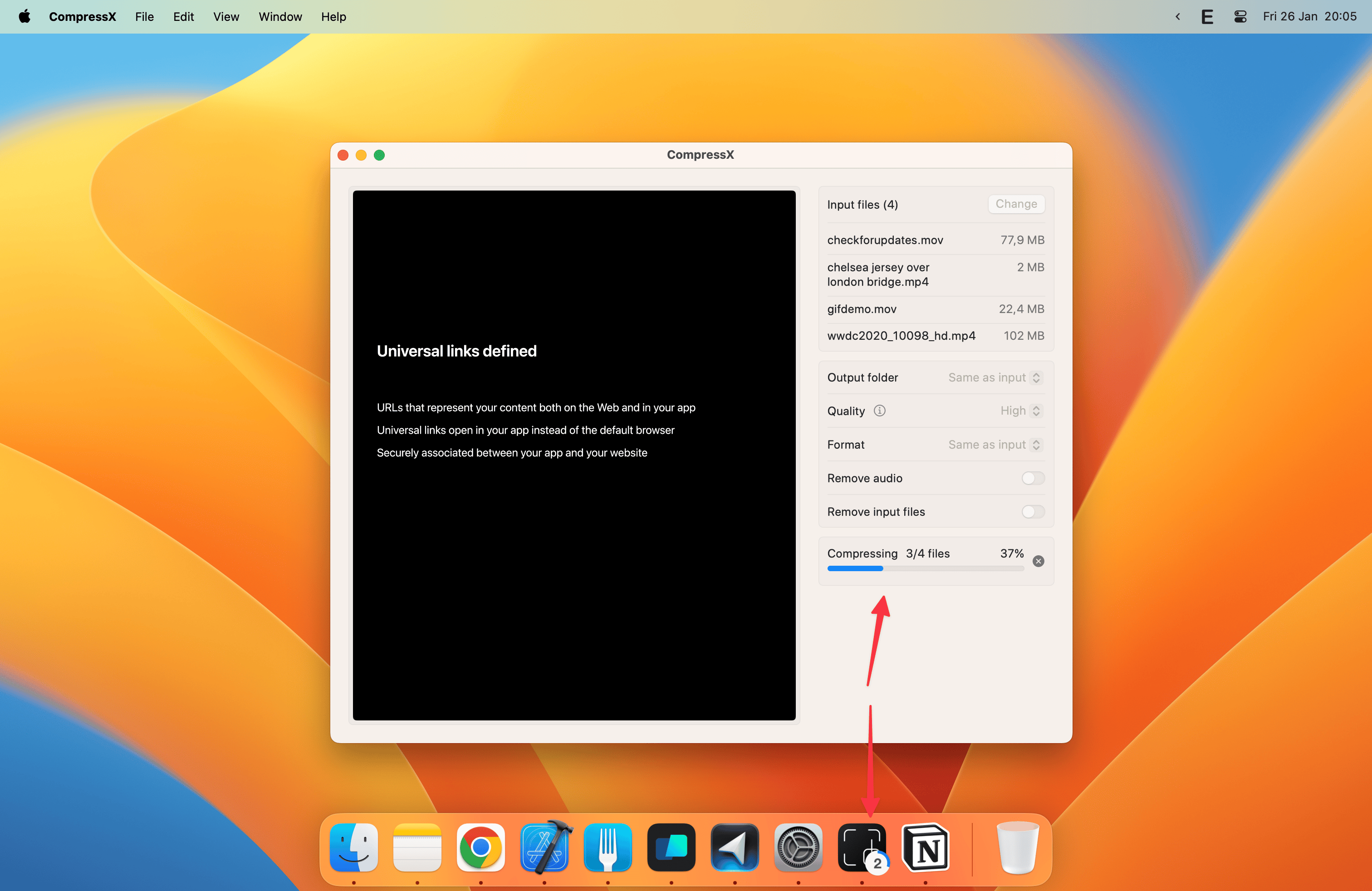 Compresto 1.2: Multiple File Compression and Progress Display Added!